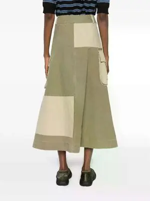 DAMSON MADDER Marcelle Barn Maxi Skirt - Green