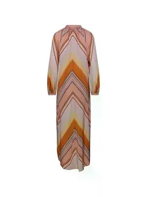 MR.MRS SHIRT Striped V-neck Dress