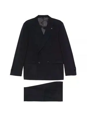 MANUEL RITZ Double-breasted Suit - Blue