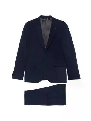 MANUEL RITZ Single-breasted Suit - Blue