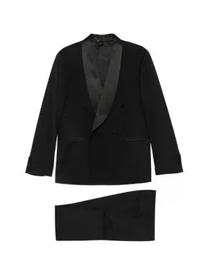 MANUEL RITZ Shawl-lapel Suit - Black