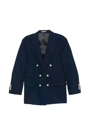 Brunello Cucinelli Double-breasted Jacket - Blue