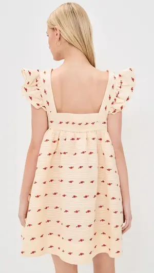 For Love & Lemons Aster Babydoll Mini Dress