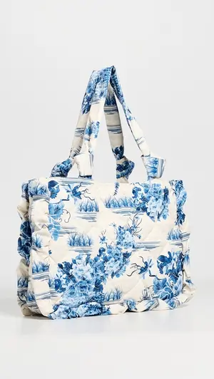 Agua Bendita Ambroise Ivy Quilted Tote Bag
