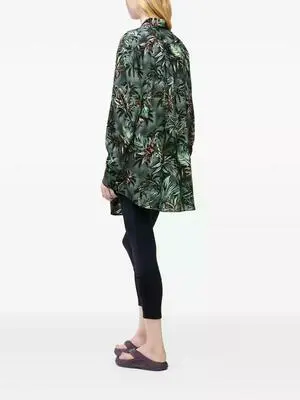 Rabanne Floral-printed Silk Shirt