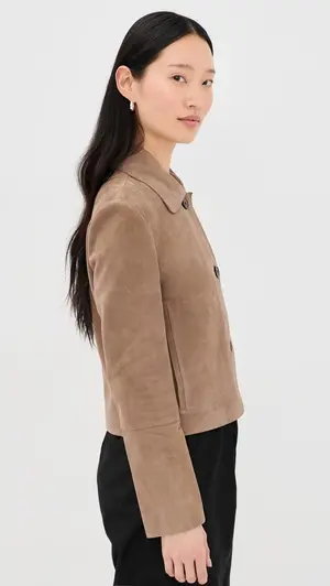 ARMA Emy Goat Suede Jacket - Soil