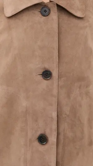 ARMA Emy Goat Suede Jacket - Soil