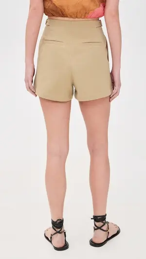Ulla Johnson Kira Twill Shorts - Sahara