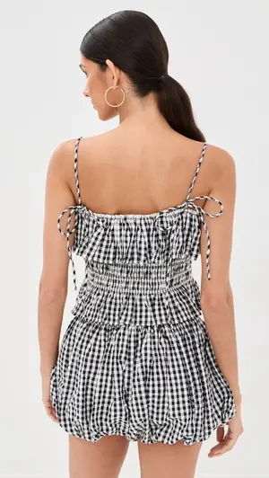 Alix Of Bohemia Clara Check Top - Multi Color