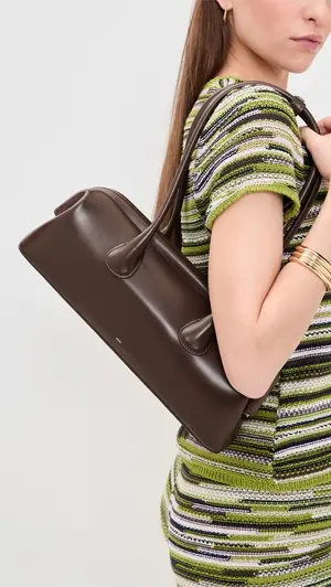 OSOI Boat Wide Shoulder Bag - Choco Brown