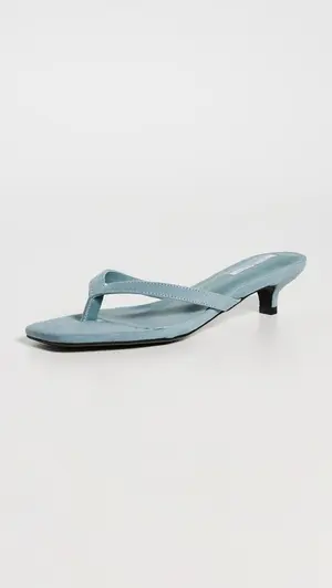 TONY BIANCO Annie Suede Kitten Heel Sandals