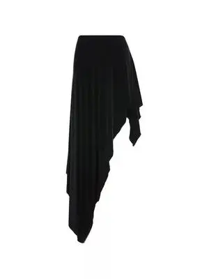 MAISON MARGIELA Draped Asymmetrical Maxi Skirt