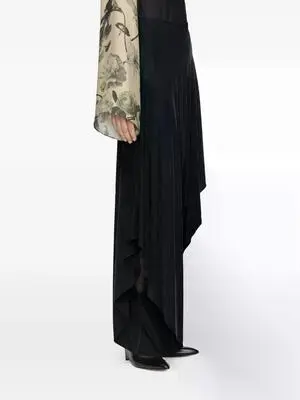 MAISON MARGIELA Draped Asymmetrical Maxi Skirt