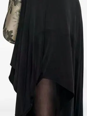 MAISON MARGIELA Draped Asymmetrical Maxi Skirt
