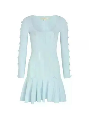 LoveShackFancy Seychelle Ribbed Mini Dress