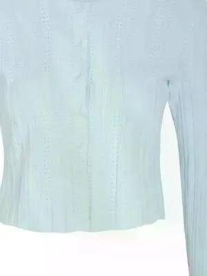 LoveShackFancy Zoriah Ribbed Cardigan