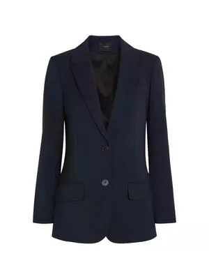 JOSEPH Jackie Buttoned Tailored Blazer - Blue