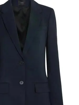 JOSEPH Jackie Buttoned Tailored Blazer - Blue