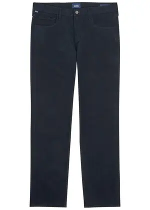 Citizens Of Humanity Elijah Straight-leg Stretch-twill Trousers - Navy