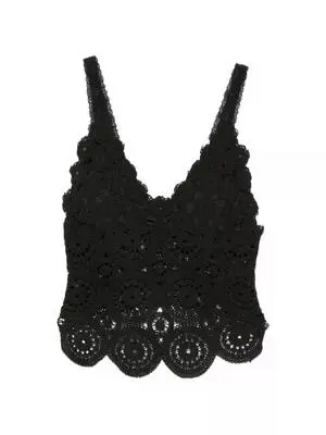 PHILIA LOFT Scallop-trim Tank Top