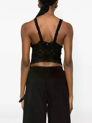 PHILIA LOFT Scallop-trim Tank Top