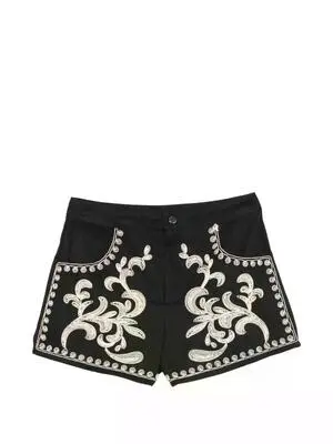 PHILIA LOFT Embroidered Shorts