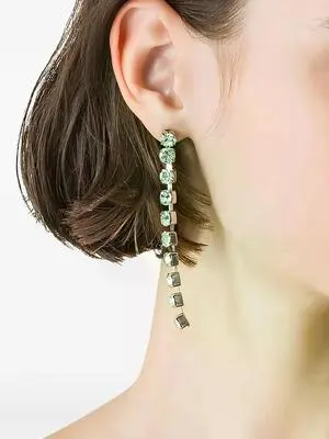 FORTE_FORTE Crystal-detailing Dangle Earrings