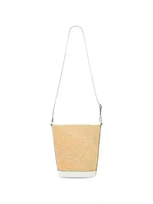 Michael Kors Townsend Straw Bucket Bag - Neutrals