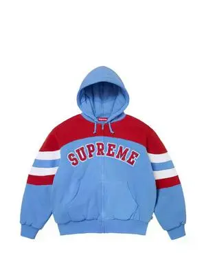 Supreme Zip-up Hoodie - Blue