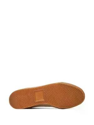 Polo Ralph Lauren Logo Embroidered Sneakers - Neutrals