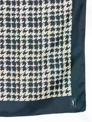 Saint Laurent 1990s Silk Scarf