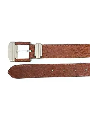 Versace 1990s Leather Belt