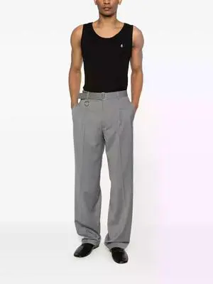 Études Studio Belted Trousers - Grey