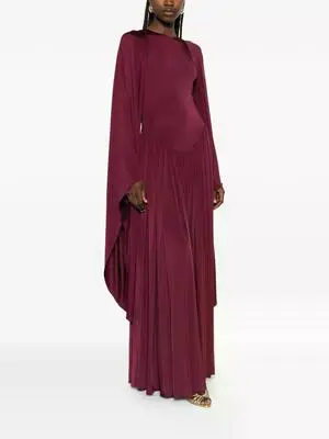 Amen Pleated Maxi Dress