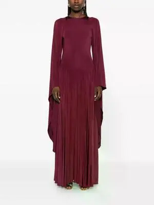 Amen Pleated Maxi Dress