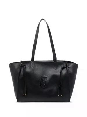 Liu Jo Logo Embroidery Tote Bag - Black
