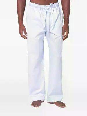 TEKLA Drawstring Pyjama Trousers - Blue