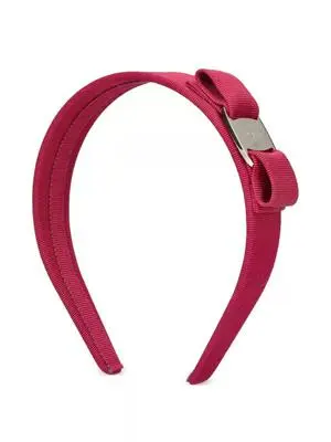 FERRAGAMO Bow Headband Red