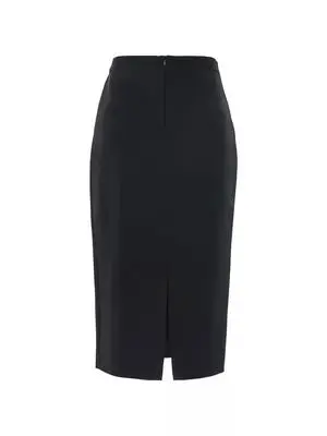 Max Mara Zip Slit Midi Skirt