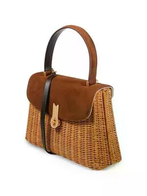 AMATO DANIELE Rattan Tote Bag - Neutrals