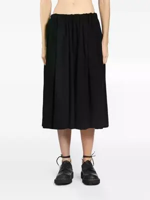 CDG Pleated Midi Skirt