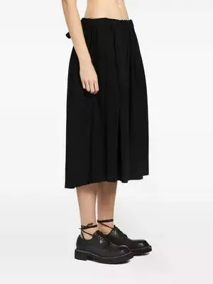 CDG Pleated Midi Skirt