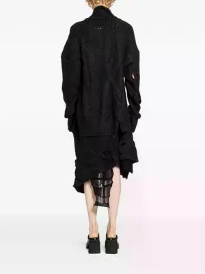 HALOS Cable Knit Cardigan Coat