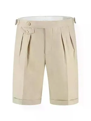 Brunello Cucinelli Pleated Turn-up Shorts - Neutrals