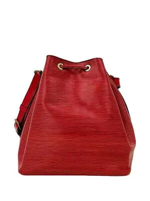 LOUIS VUITTON 1992 Epi Petit Noe Bucket Bag - Red