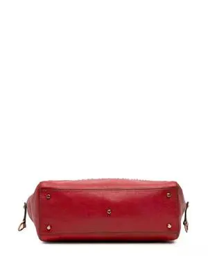 Dior 2017 Studded Goatskin Diorangeles Convertible Tote Satchel