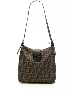 Fendi Zucca Canvas Shoulder Bag