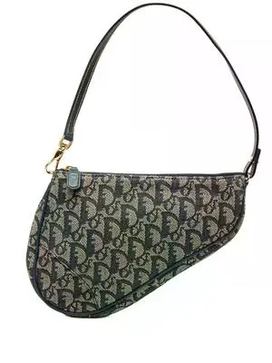 Dior 2001 Mini Diorissimo Saddle Pochette - Blue