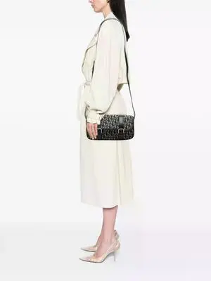 Dior 2003 Diorissimo Trotter Canvas Crossbody Bag