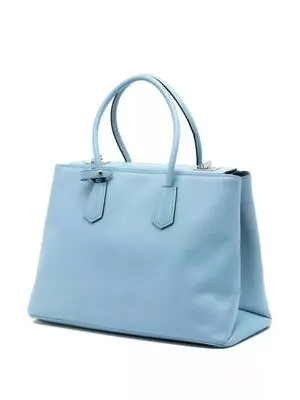 Prada Saffiano Cuir Turnlock Twin Satchel